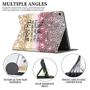 Case for Fire HD 8/8 Plus Tablet Case (12th/10th Generation, 2022/2020 Released),Multi-Angle Slim Folio Stand Smart Cover for Kindle fire Hd 8/8 Plus 12/10 Gen 8 inch-Moon Star Night