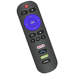 Remote Control Compatible for All TCL Roku TV Remote 32S305 32s325 49S405 49S403 43S303 55S403 32S301 50FS3800 32S3750 32S3800 32S4610R 32S3850A 32S3700 43FP110 55s405 55p605