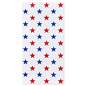 American Greetings 10" Large Patriotic Gift Bags, Red, White and Blue (16-Count)