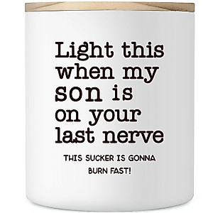 Christmas Daughter in Law Gifts, 10oz Birthday Gifts for Daughter in Law, Funny Wedding Gift Ideas for Daughter in Law Gifts, Unique Daughter in Law Gifts from Mother in Law, Lavender Scented Candle