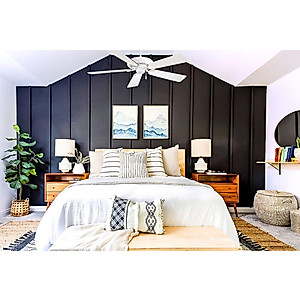 Minka-Aire F568-WH Supra 52 Inch Pull Chain Ceiling Fan in White Finish