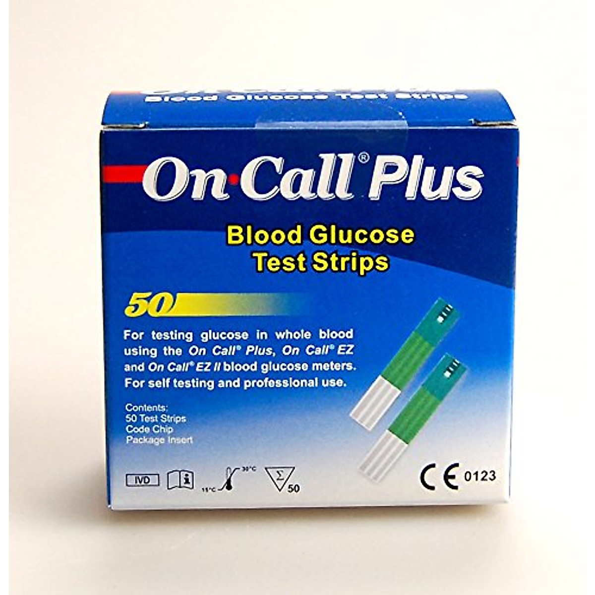 On Call Plus Blood Glucose Test Strips (50 Test Strips)