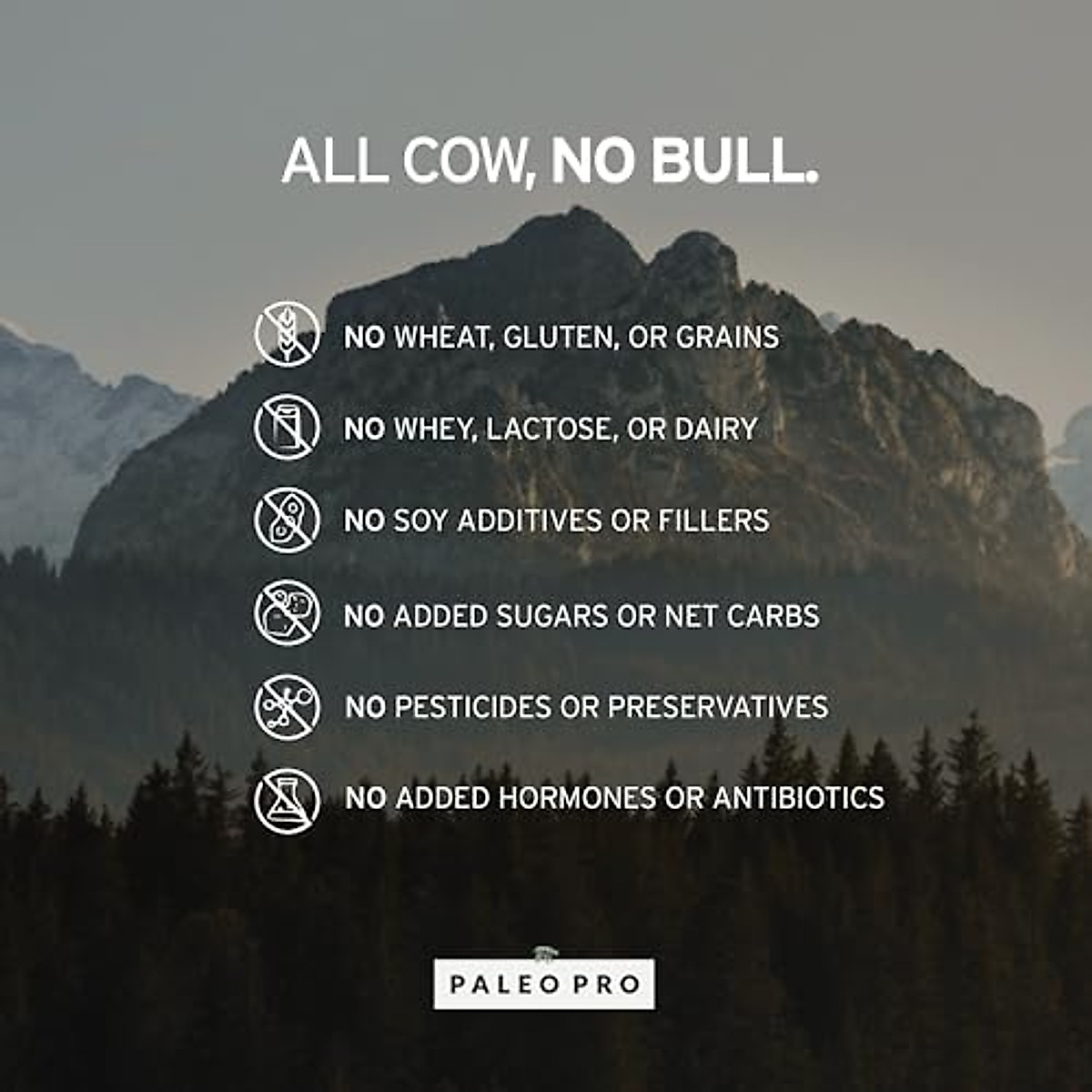 PaleoPro Protein Powder Grass-Fed, Pastured, Cage-Free Protein | Gluten Free, Dairy Free. No Sugar, Soy, Grains or Net Carbs | Paleo & Keto Friendly - 15 Servings (16 oz, Ancient Cacao)