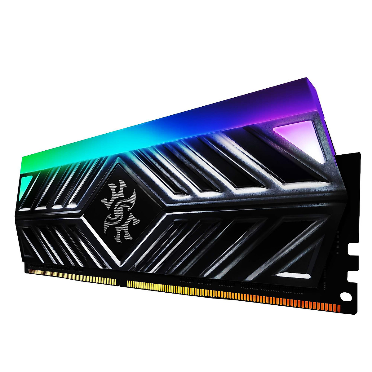XPG Spectrix D41 TUF Certified RGB DDR4 3200MHz 32GB (2x16GB) 288-Pin CL16-20-20 PC4-25600 Desktop U-DIMM Memory Retail Kit Black (AX4U3200716G16A-DB41)