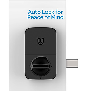 ULTRALOQ U-Bolt Smart Door Lock Black with Bridge WiFi Adaptor and AA Ultra Lithium Battery (Pack of 8), 5-in-1 Keyless Entry Door Lock with WiFi, Bluetooth and Keypad