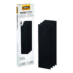Fellowes AeraMax 100 Air Purifier Authentic Carbon Replacement Filters - 4 Pack (9324001)