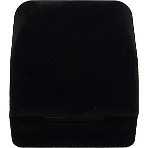 Earring Gift Box Black Velvet Flocked Jewelry Display