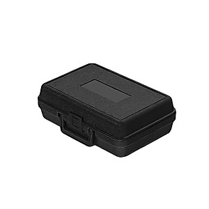PFC Plastic Plastic Carrying Case with Foam, 12" x 8" x 3 3/4", Black (120-080-038-5SF)
