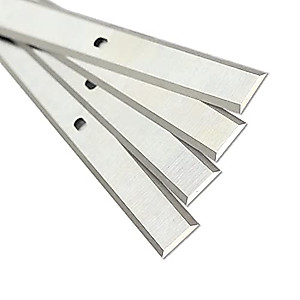 Planer Blades Knives for Delta 22-560 22-562 22-565 TP400LS Craftsman 21758 Wen 6550 Triton TPT125 Grizzly TP305 Porter Cable PC305TP 12.5 Inches HSS Replacement 4pcs