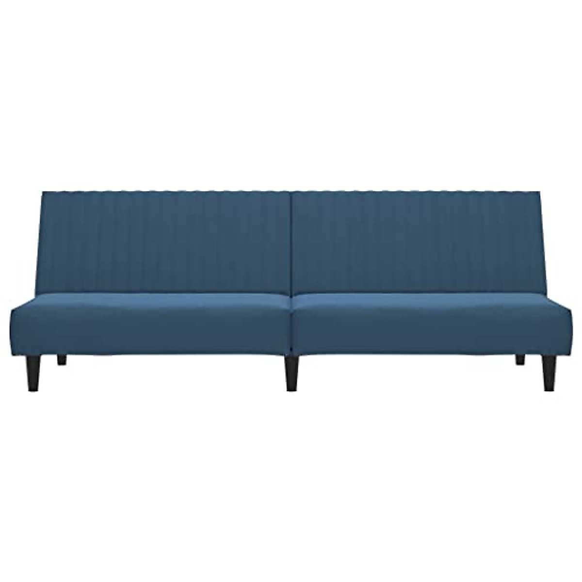 loibinfen 2-Seater Modern Sofa Bed Blue Velvet, 78.7"x39.4"x12.6" (Style B)
