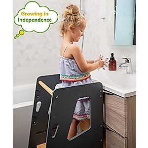 Ocodile Toddler Standing Tower - Safer Than a Step Stool, Perfect Place for Stepping Up and Learning New Skills - Ideal Helper for Little Kids in The Kitchen