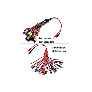 JOYSOG 19 in 1 RC Lipo Battery Charger Adapter, Multifunction Balance Charging Cable for Drone/for Traxxas /EC3/EC5/mCP X/mcX...(XT60 Plug)