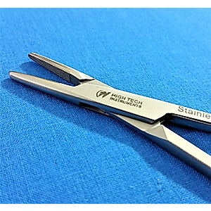 T/C PREMIUM O.R GRADE MAYO HEGAR NEEDLE HOLDER 6" SERRATED WITH TUNGSTEN CARBIDE INSERTS ( HTI BRAND)