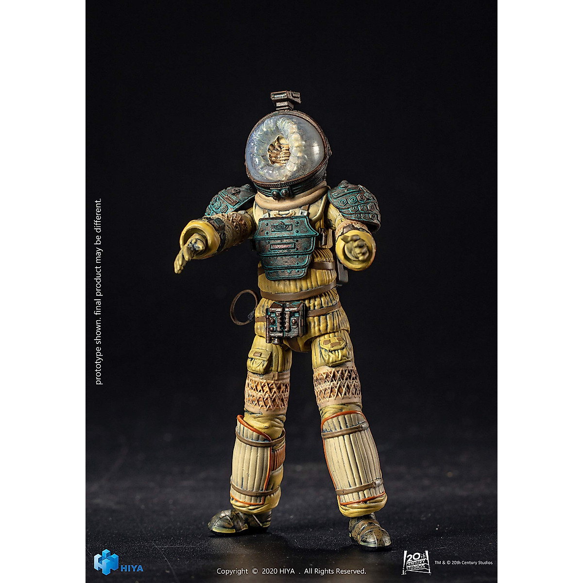 Hiya Toys Alien: Kane 1:18 Scale Action Figure, Multicolor