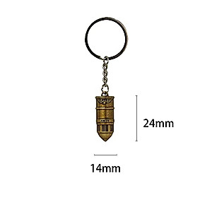 Starforged Compatible with Warhammer 40k Collectible Keyring Keychain Bolt Round 1 PC