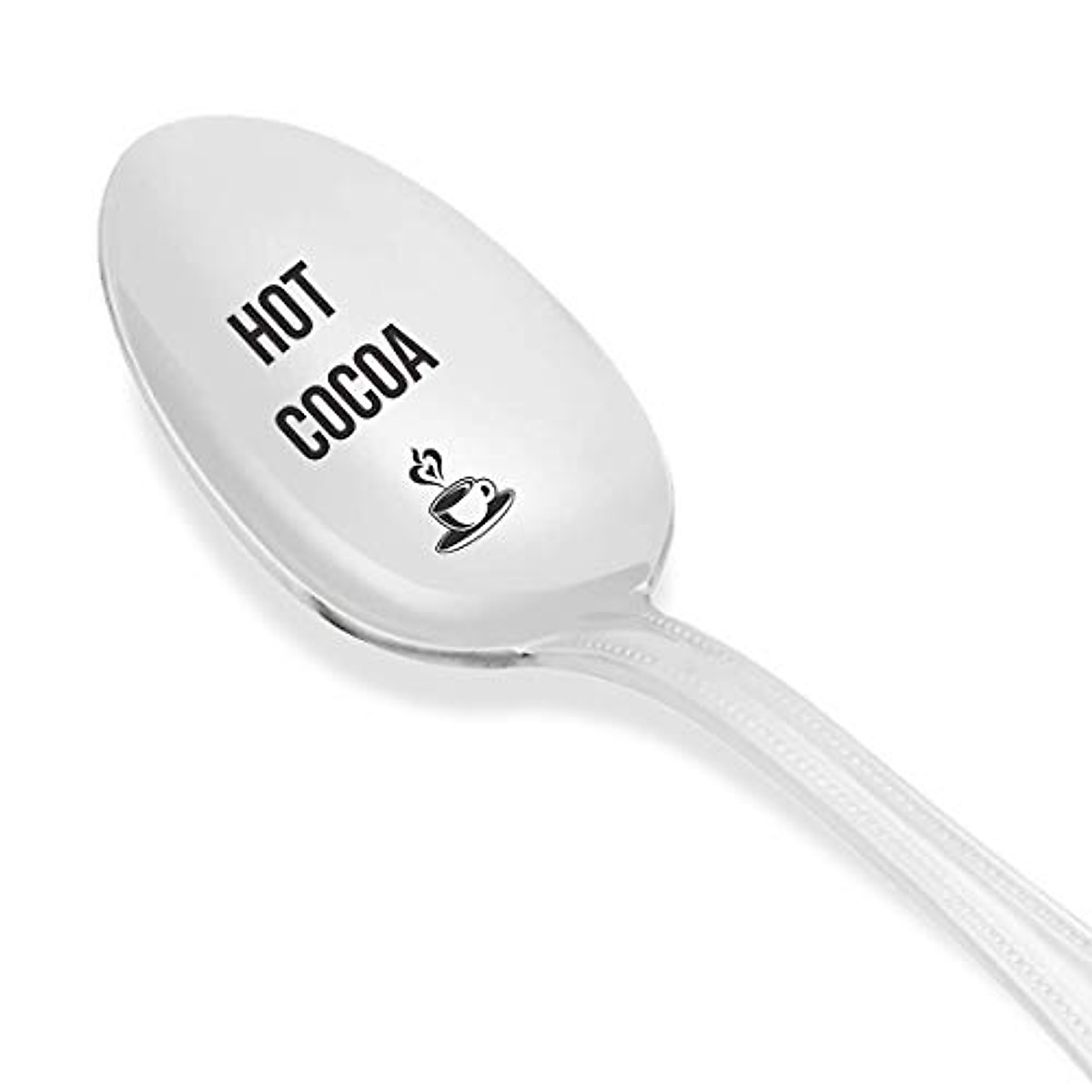 Hot Cocoa With Coffee Hot Chocolate Spoon For Stocking Stuffer Engraved Coffee Spoon Anniversary Unique Love Gift Coffee Lovers Gift Idea
