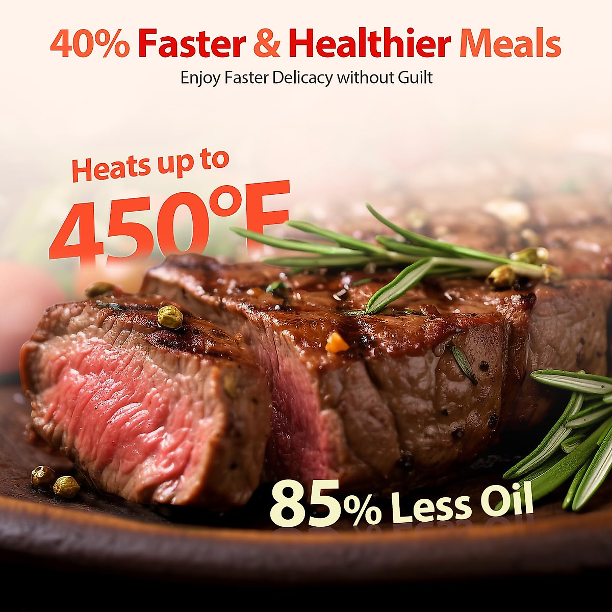 Air Fryer, Beelicious 8-in-1 Smart Compact 4QT Air Fryers, Shake Reminder,450°F Digital Airfryer with Flavor-Lock Tech,Tempered Glass Display,Dishwasher-Safe & Nonstick,Fit for 1-3 People,Bright White