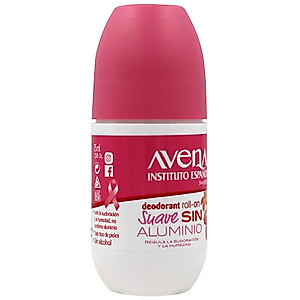 Avena Instituto Español Deodorant Roll-On Suave, Long-Lasting, Non-Alcohol, 2-Pack of 2.50 Oz each, 2 Bottles