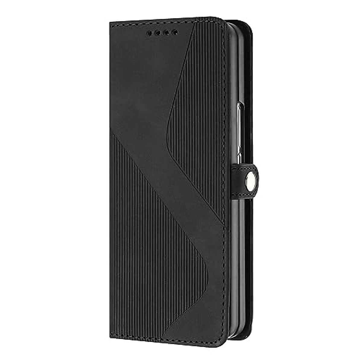 phone protective flip case Wallet Case for Samsung Galaxy Z Fold 4, Compatible with Samsung Galaxy Z Fold 4 Case [TPU Shockproof Interior Case] PU Leather Case with Magnetic Flip Cover Protective Hols