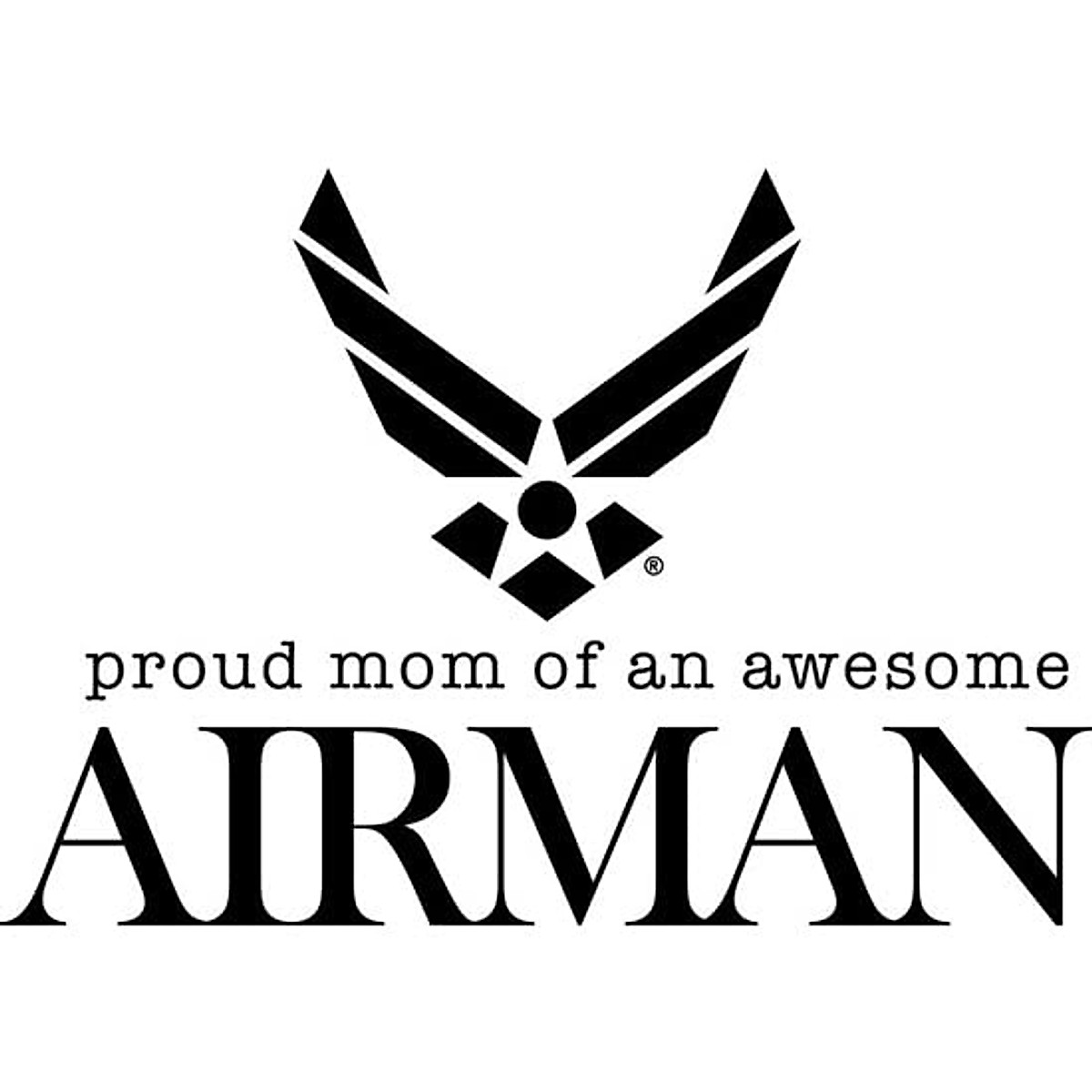 CafePress U.S. Air Force Proud Mom Of An A Ceramic Coffee Mug, Tea Cup 11 oz