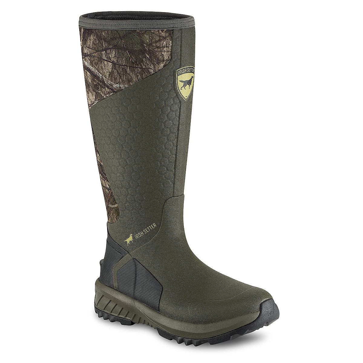 Irish Setter, MudTrek, Unisex, 17", Waterproof, Athletic Fit, Hunting Boot, Mossy Oak Country DNA, 11 E (Wide)