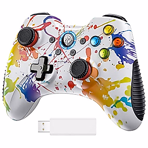 EasySMX Wireless 2.4g Gaming Controller Support PC Steam and PS3, Android, Vista, TV Box Portable Gaming Joystick Gamepad