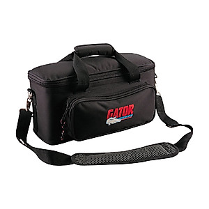Gator Cases Padded Microphone Carry Bag; Holds (2) Wireless Microphone Systems (GM-2W)