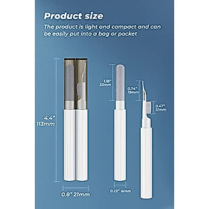 Cleaner Kit for Airpod, Earbud Cleaning Putty Remove Ear Wax, Bluetooth Earbuds Cleaning Kit with Soft Brush for Airpod Pro iPad Laptop Wireless Earphones Charging Case Camera Mobile Phone DEVENTORZ