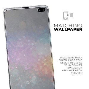 DesignSkinz Tie Dye Unfocused Glowing Orbs of Light Protective Vinyl Decal Wrap Skin Cover Compatible with The Samsung Galaxy S20 (Screen Trim & Back Glass Skin)