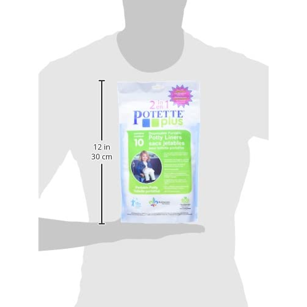 Potette Plus Liner Refills - 10 ct