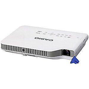 Casio XJ-A142 Ultra-Slim LED XGA Laser Projector + Psc Lens Cloth (2, 500 Lumens)