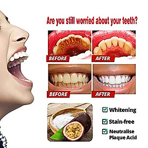 Baking Soda Whitening Toothpaste Intensive Stain Remover Whitening Toothpaste Strengthening Stain Removal Gel Toothpastes Strong Cleaning Power Natural Fluoride-Free Toothpaste (Blueberry)