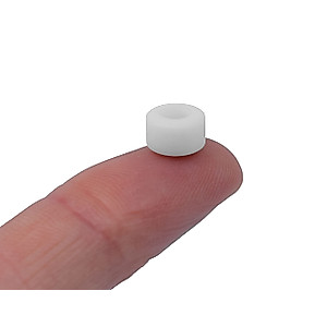 Teak Tuning Apex 71D Urethane Fingerboard Wheels, New Street Shape, 7.7mm Diameter, Ultra Spin Bearings - Made in The USA - White Blue Glow Colorway