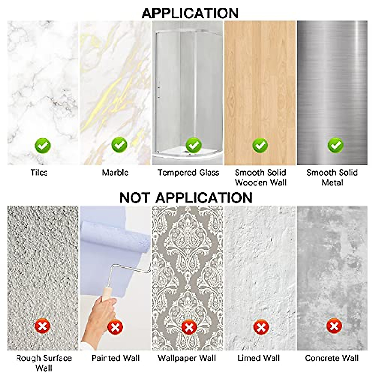 Kadolina Bathroom Hanging Shower Organizer, Over Head Shower Caddy, Adhesive Corner Shower Caddy Shelf, Bathroom Shower Organizer Shelves