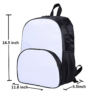 WRIGGY Student Teen CR7 Lightweight Backpack for School,Cristiano Ronaldo Classic Laptop Bag Graphic Knapsack for Travel, One Size