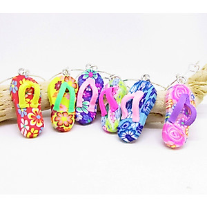 Flip Flop Wine Glass Charm Set - Beach Wine Accessories - Hostess Gift - Wine Party Favors - Wine Lover Gifts