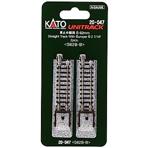 Kato USA, Inc. N 62mm 2-7/16" Bumper, Type B (2), KAT20047