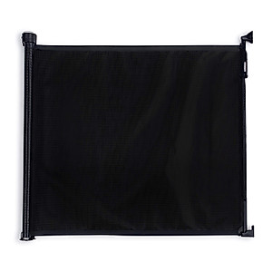 Cardinal Gates RETG Retractable Baby Gate - Mesh Retractable Dog Gate - Extends Up to 55 Inches Wide - 36 Inches Tall - Black
