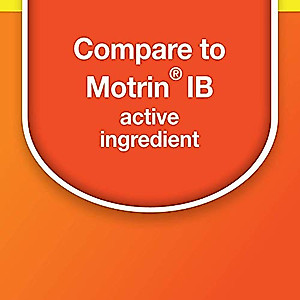 Amazon Basic Care Ibuprofen Tablets, 200 mg, Pain Reliever/Fever Reducer, 100 Count