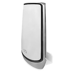Wall Mount Holder for Orbi Tri-Band Mesh WiFi 6 Router(RBS850)(RBK852)(RBK853)/(RBS750)(RBS751)(RBK752)(RBK753)/(AX4200)(AX5700)(AX6000), Bracket Hanger Stand for Orbi Ultra by TIUIHU(White,1-Pack)
