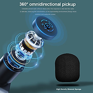 GreenByte Wireless Lavalier Microphone for USB c Android Phone iPhone iPad for Recording YouTube Facebook Live Stream Vlog Interview-Auto Sync Noise Reduction Plug & Play