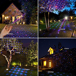 Mini Party Lights, Chims RGB Starry Sky with Sunset Light Show DJ Party Home Disco Light Portable Music Activated Stage Light for Christmas Thanksgiving Holiday Party Disco Birthday Xmas Gift