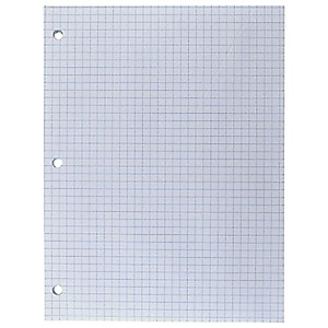 Top Flight Filler Paper, Quadrille Rule, 11 x 8.5 Inches, 80 Sheets (12650)