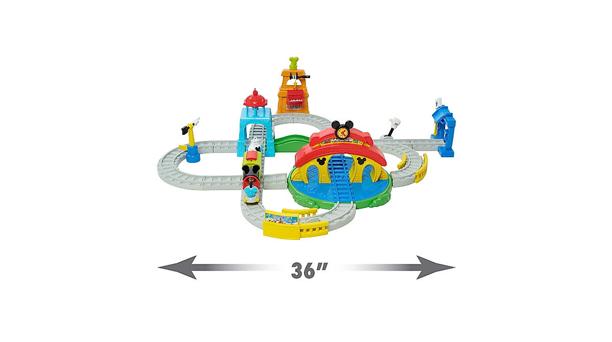 Disney Junior Mickey Mouse Track Set - Remote Control Train