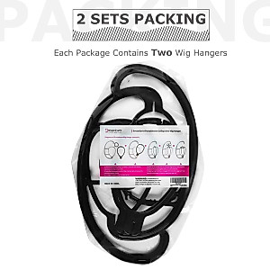 Dreamlover Hanging Wig Stand, Wig Drying Stand, 2 Sets