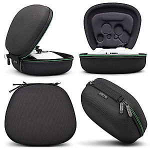 sisma Charging Cords Chargers Battery Travel Organizer (Grey) + Xbox One X|S Wireless Controller Travel Case (Black)