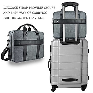 ECCRIS 17.3 in Laptop Bag Compatible with Alienware m18 R2, M17 R5 R4 R3, X17, X17 R2, Precision 17, XPS 17