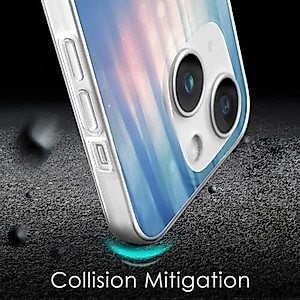 Niapessel Compatible with iPhone 15 Pro Max Case Pink Cherry Tree in Forest Print Shockproof Protective Phone Cases Slim Thin Cover TPU for Women Men Boys Girls