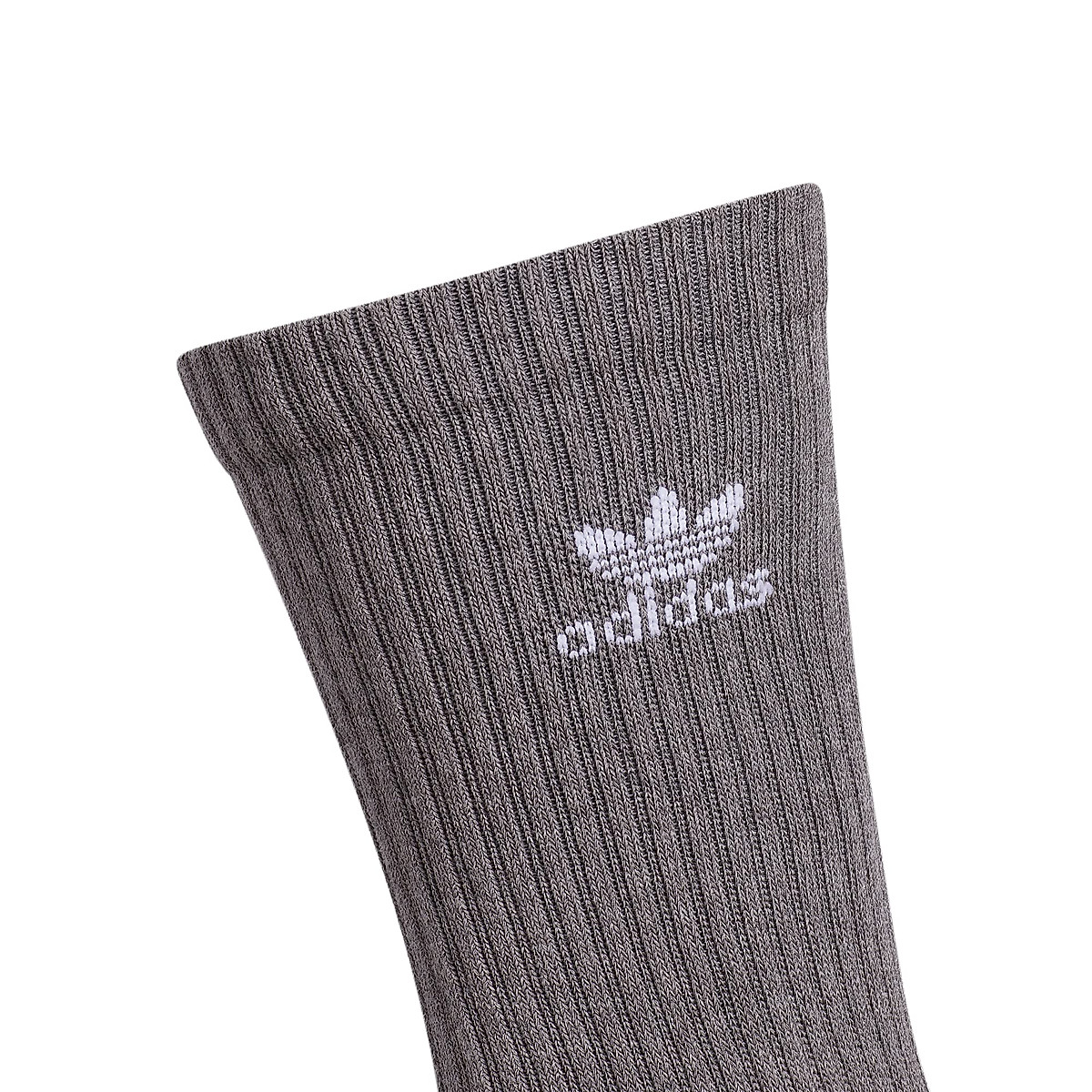 adidas Originals Dye Crew Socks (1-Pair), Botanical Grey/White, Large