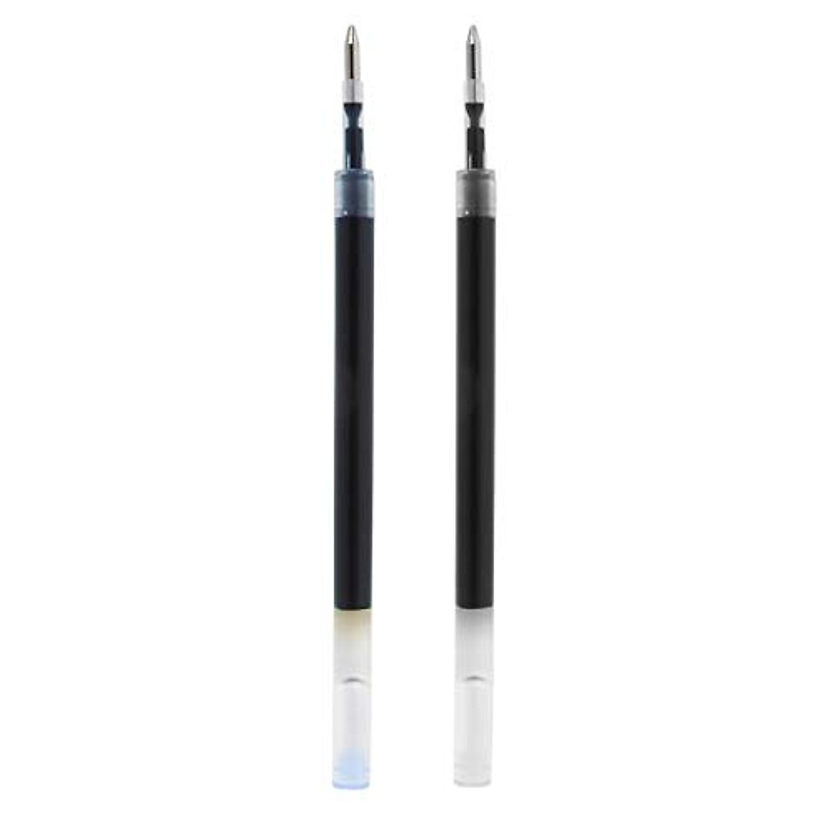 TUL® Fine Writing Solid Metal Barrel Ballpoint Pen With 2 Refills, Medium Point, 1.0 mm, Rose Gold Barrel, Black/Blue In